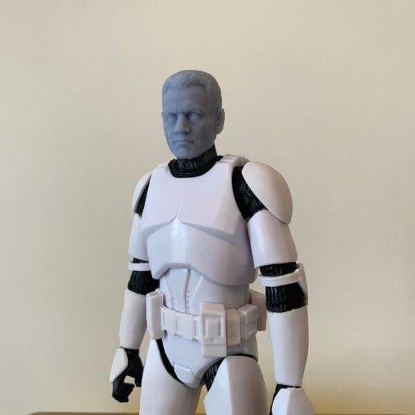 Commander Cody Temuera Morrison 3d Printed Head Sculpt Black Series